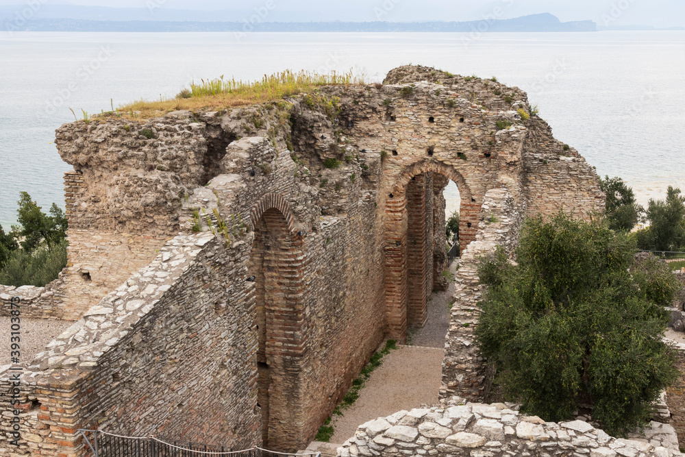 Sirmione Italy, 09/24/2020 Catullo Caves - Roman Villa Catulliana is an ...