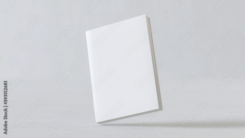 Floating book cover mock up Stock Illustration | Adobe Stock