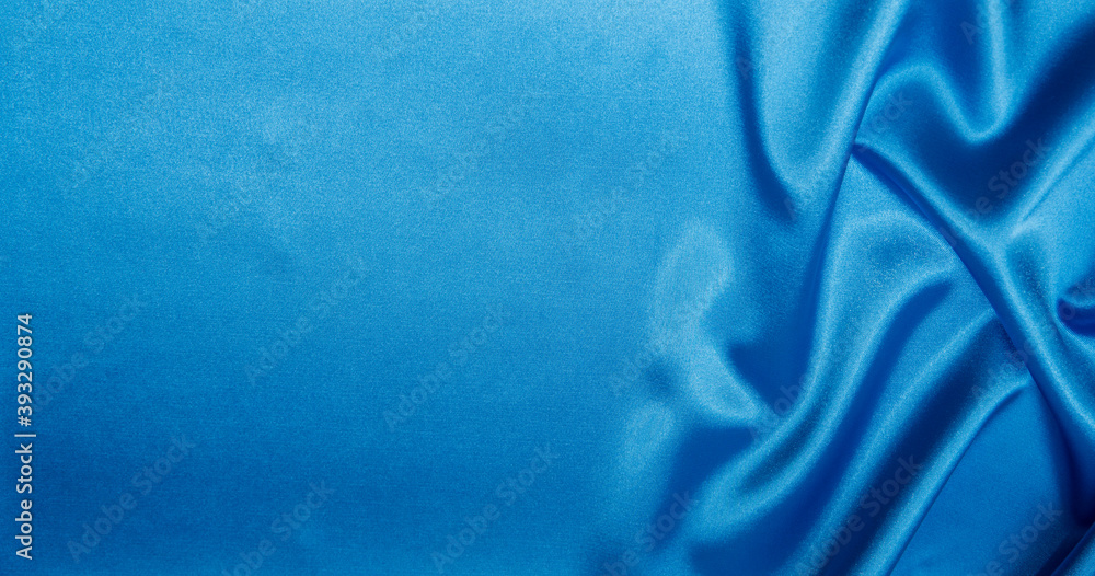 Blue satin, silk texture background Stock Photo | Adobe Stock