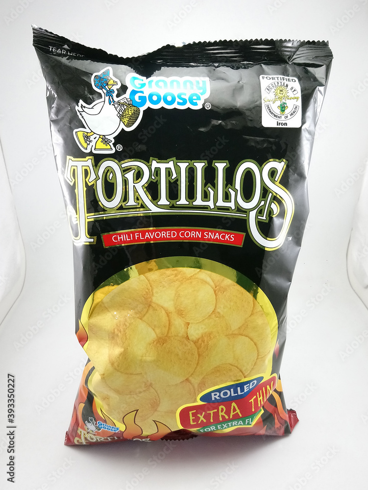 Granny goose tortillos chili flavored corn snacks in Manila ...