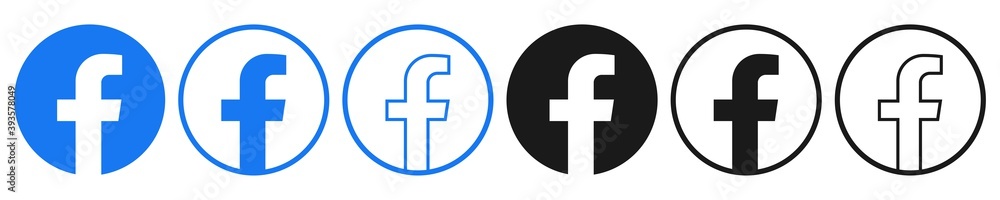 Facebook Logo Outline