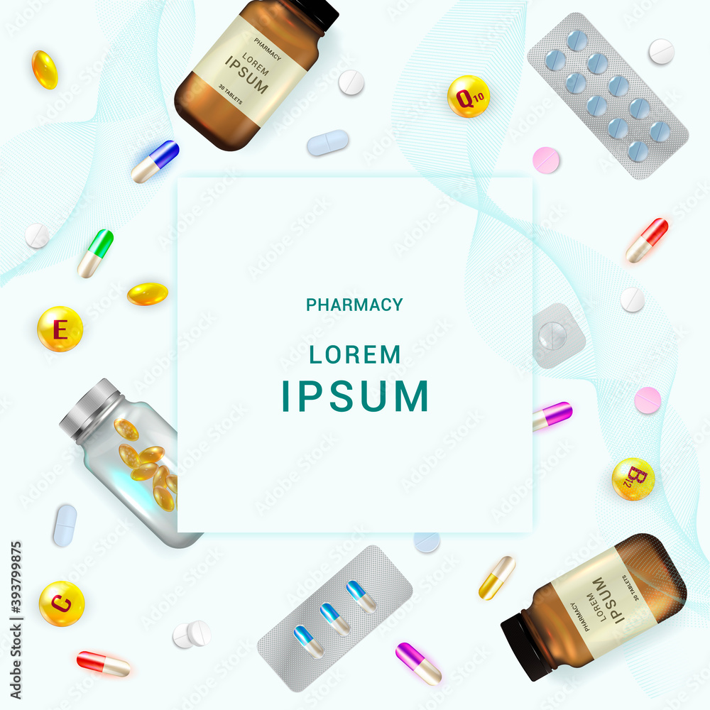 Pharmacology background, medicine card, Pharmacy Posters, healthcare ...