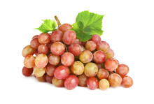 Bunch Of Ripening Pink Grapes Free Stock Photo - Public Domain Pictures