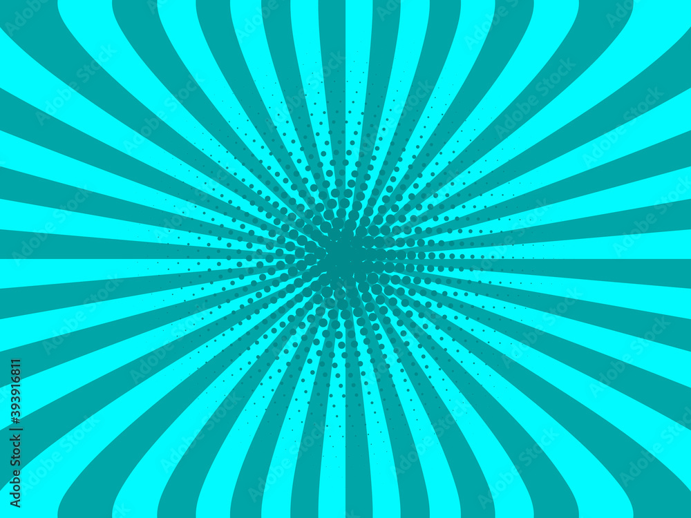 Retro comic blue background. Vintage pop art style. Vector illustration ...