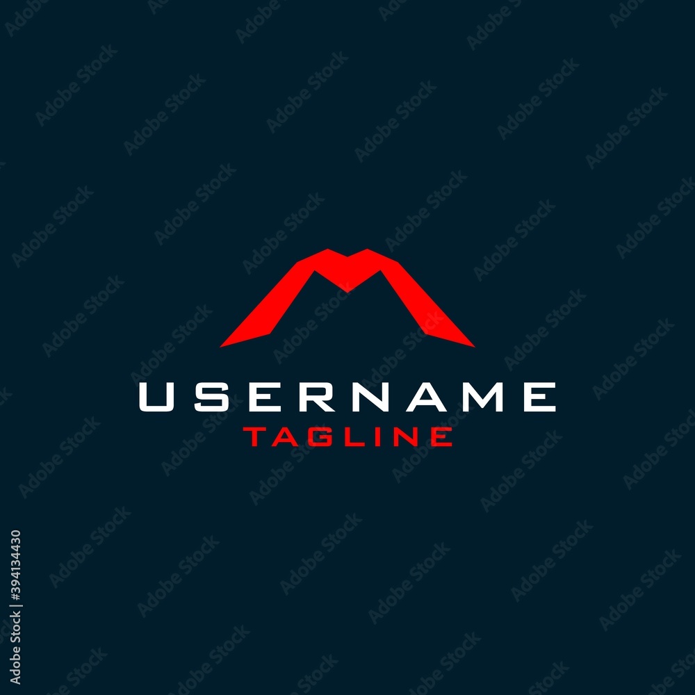 letter M logo design inspiration . letter M masculine logo design ...