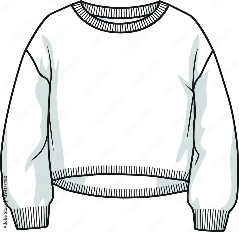 sweater design for kids. vector sketch Stock Vector | Adobe Stock