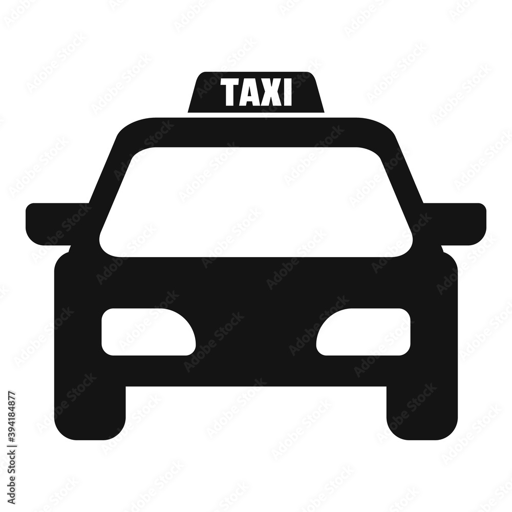 Taxi car icon. Simple illustration of taxi car vector icon for web ...