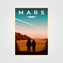 Mars Space Travel Poster Free Stock Photo - Public Domain Pictures