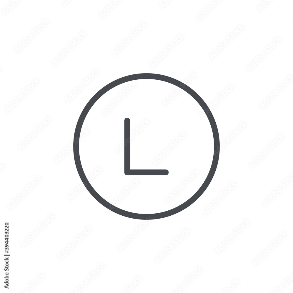 L size icon isolated on white background. Large symbol modern, simple ...