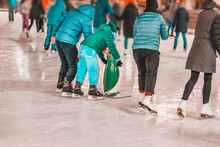 Penguin Ice Skating Support Free Stock Photo - Public Domain Pictures