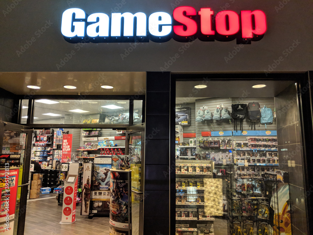 Gamestop store in International Market Place shopping center Stock ...