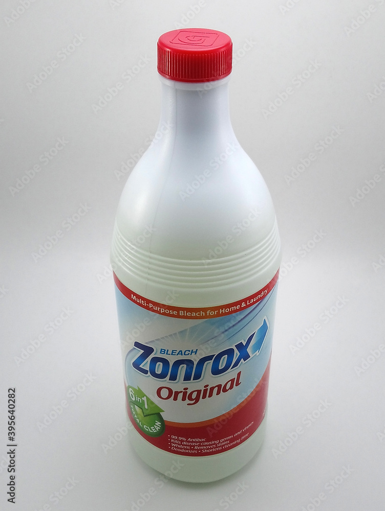 Zonrox bleach original in Manila, Philippines Stock Photo | Adobe Stock