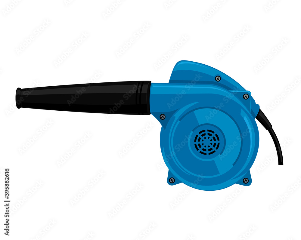 Vector illustration of air blower. Stock Vector | Adobe Stock