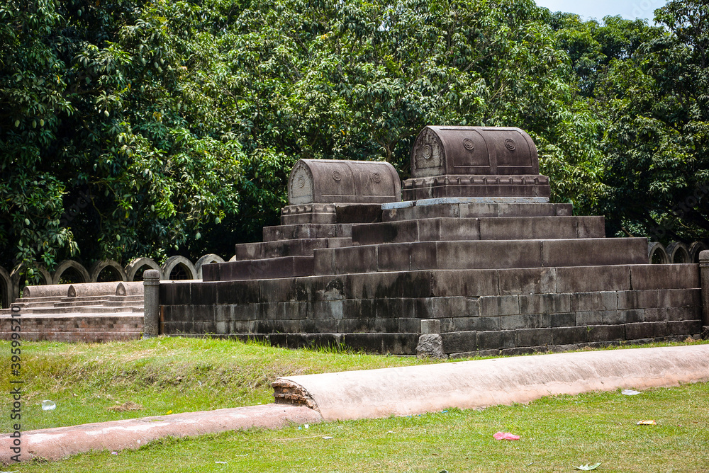 Unknown tomb in front of Choto Sona Mosque of 15th Century. Cunningham ...