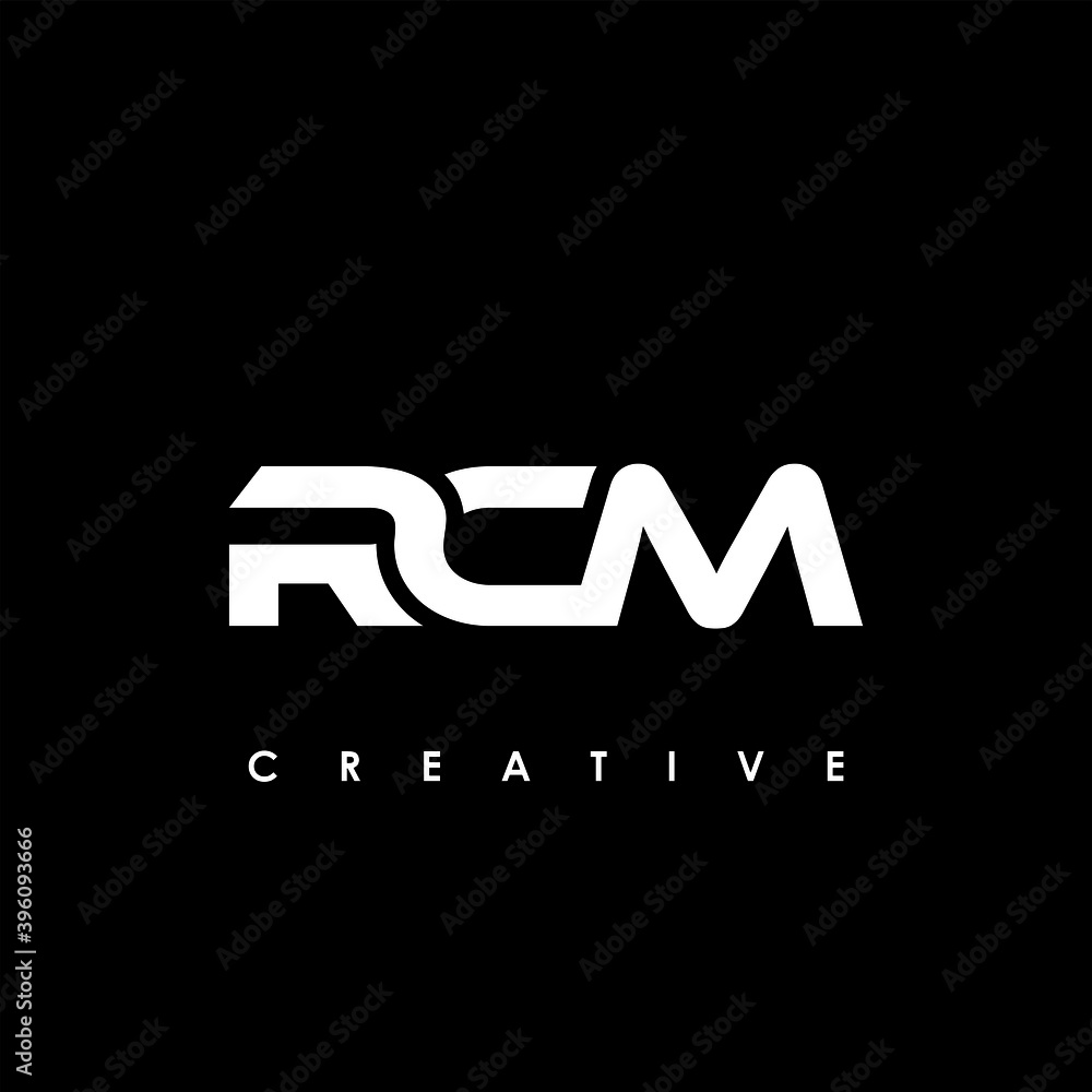 RCM Letter Initial Logo Design Template Vector Illustration Stock ...