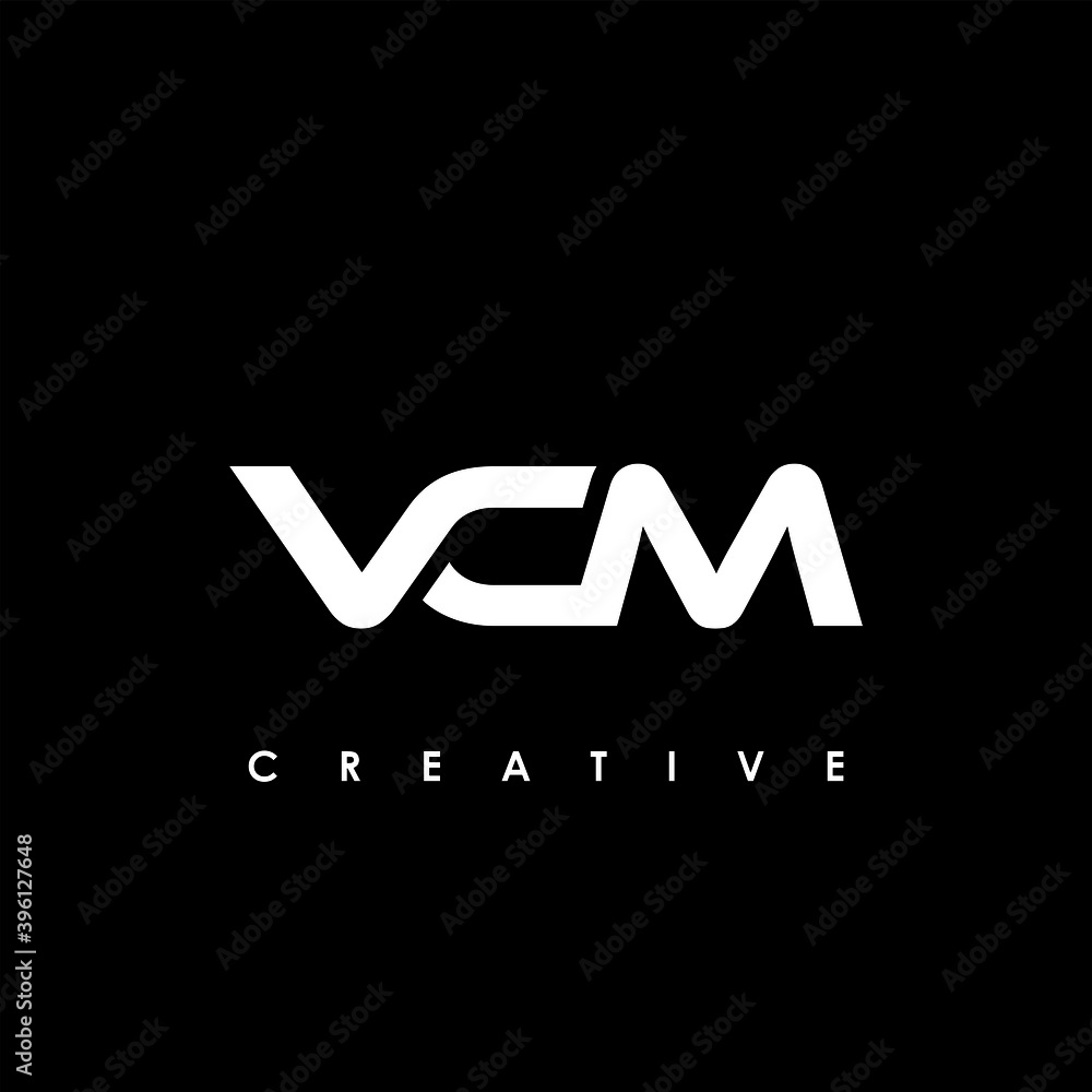 VCM Letter Initial Logo Design Template Vector Illustration Stock ...