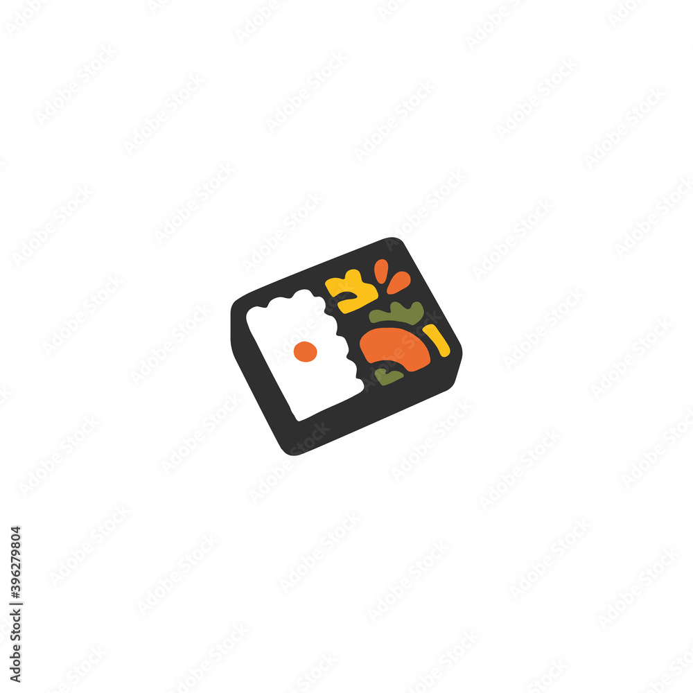 Bento box vector isolated icon illustration. Bento box icon Stock ...