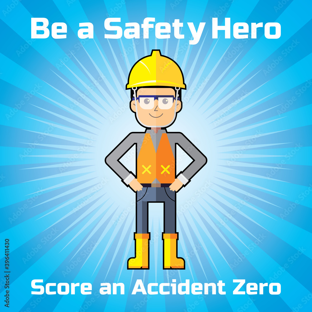 Poster design of safety campaign for score an accident zero ...