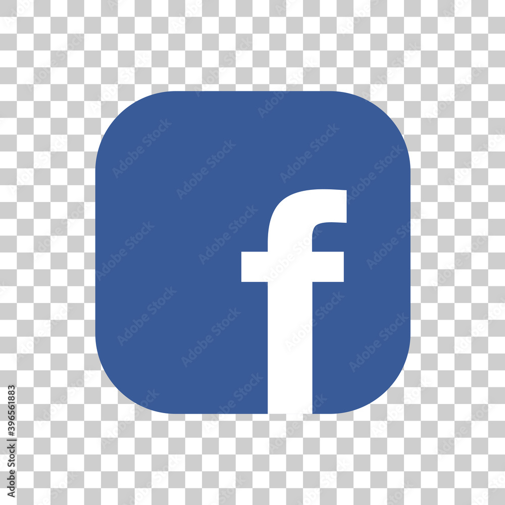facebook logo on a transparent background, vector editorial Stock ...
