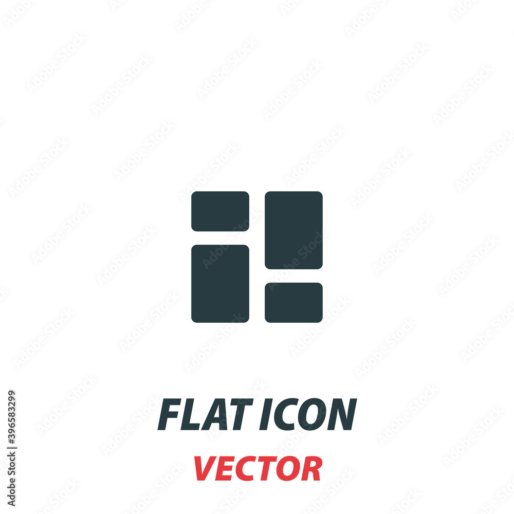 Programmatic Advertising icon in a flat style. Vector illustration ...