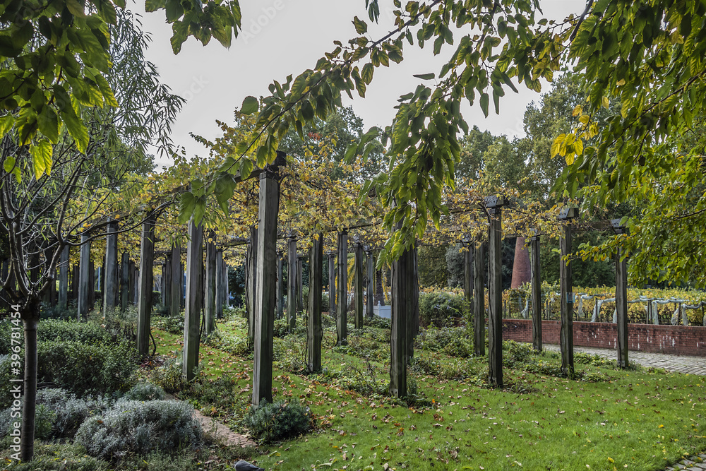 Yitzhak Rabin Garden in Bercy Park. Park of Bercy (Parc de Bercy ...