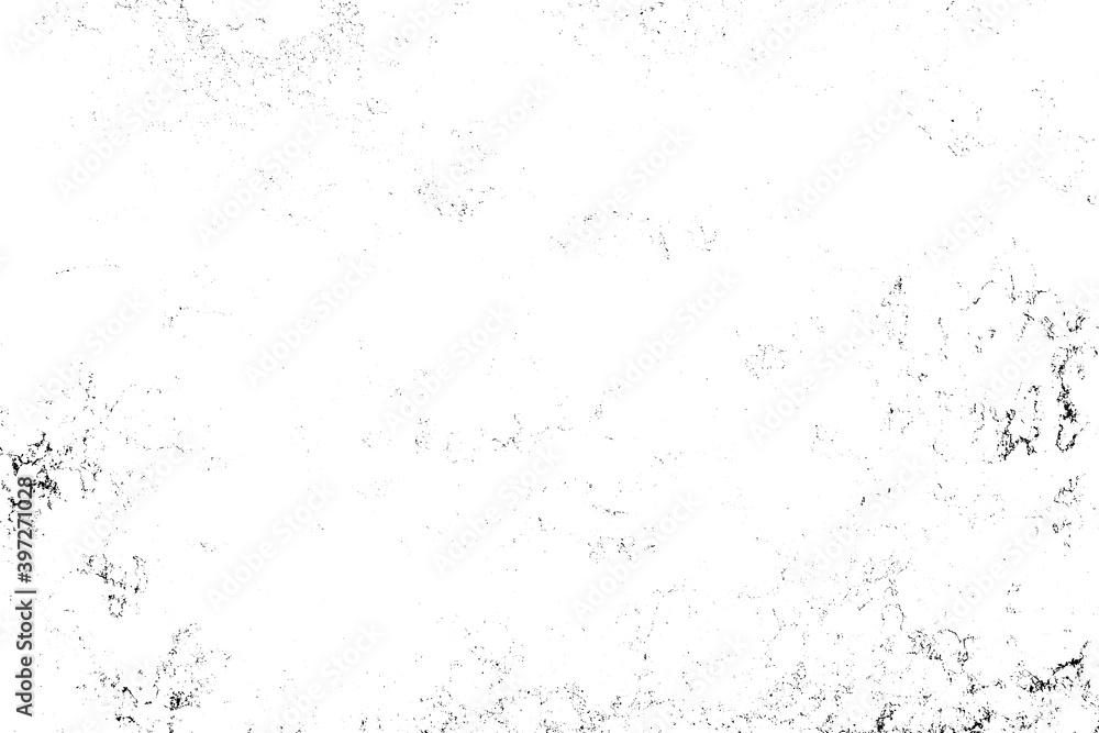 Vector de Stock Destroyed splattered plaster on aged brushed surface ...