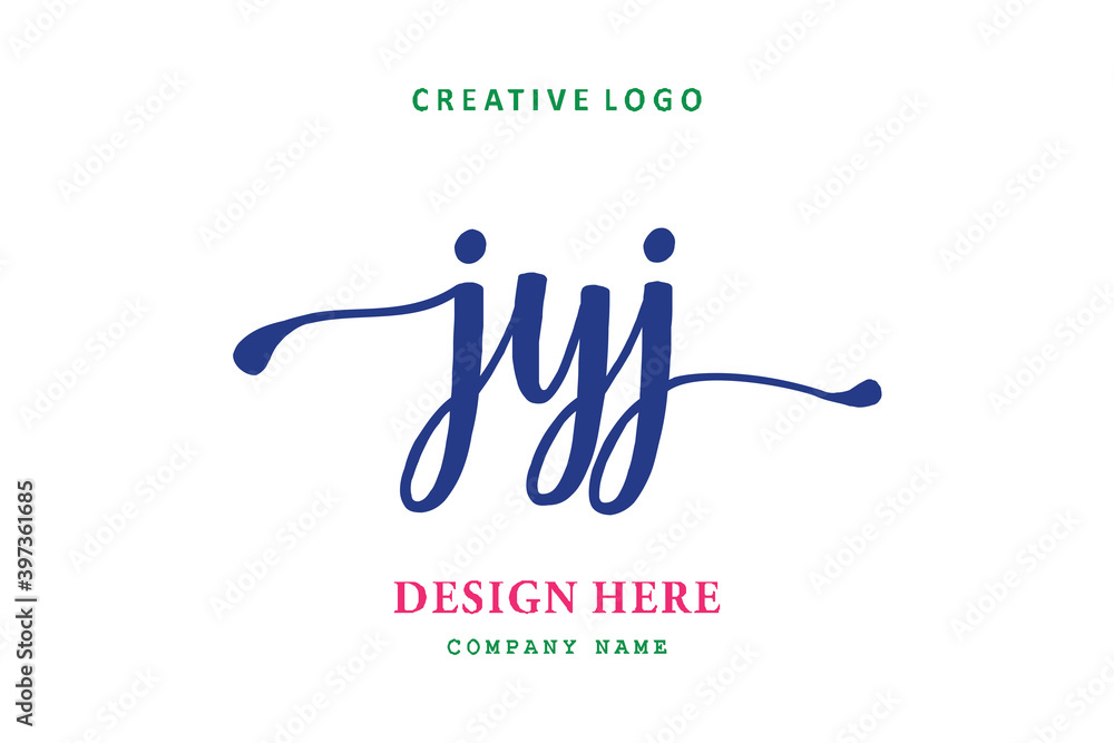 JYJ lettering logo is simple, easy to understand and authoritative ...