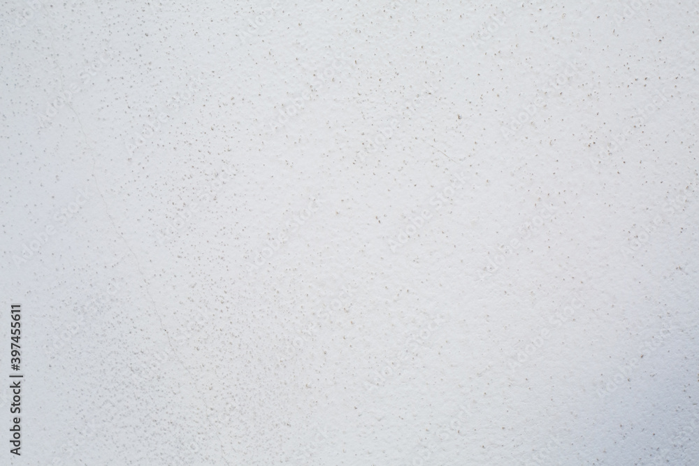 White wall plaster with grey dots. Background picture. Concrete surface ...