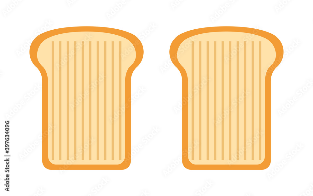 Bread toast of roasted in background vector. Lunch, dinner, breakfast ...