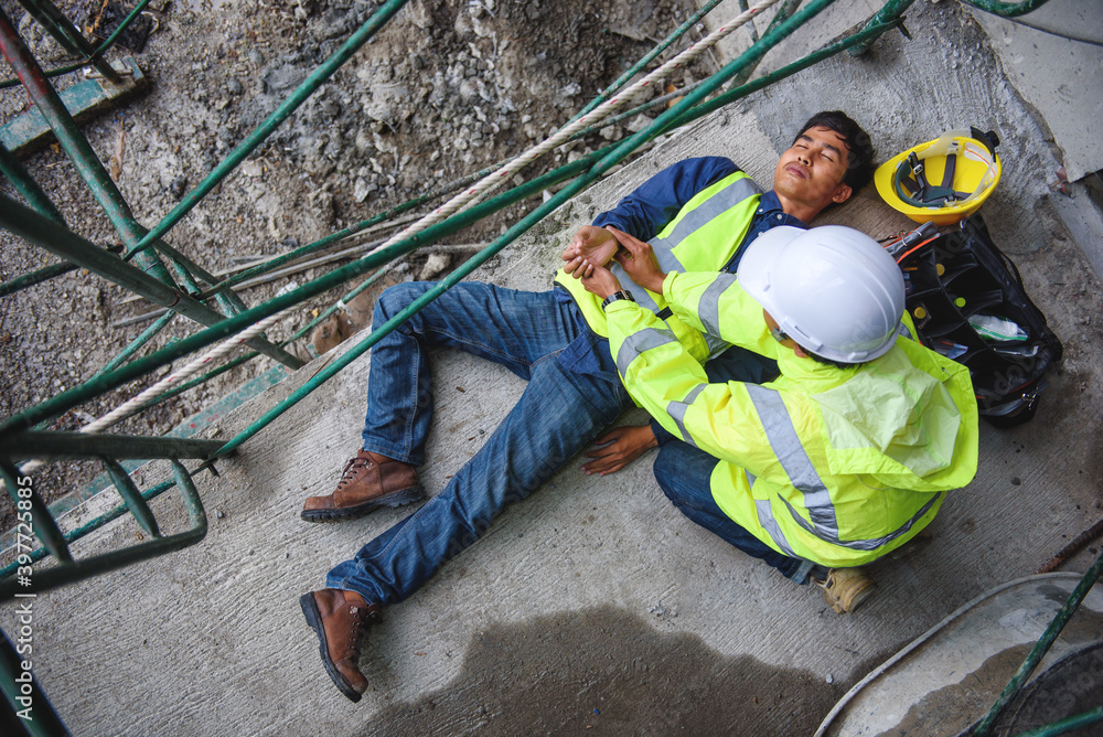 Check Response and pulse, Life-saving, and rescue methods. Builder ...