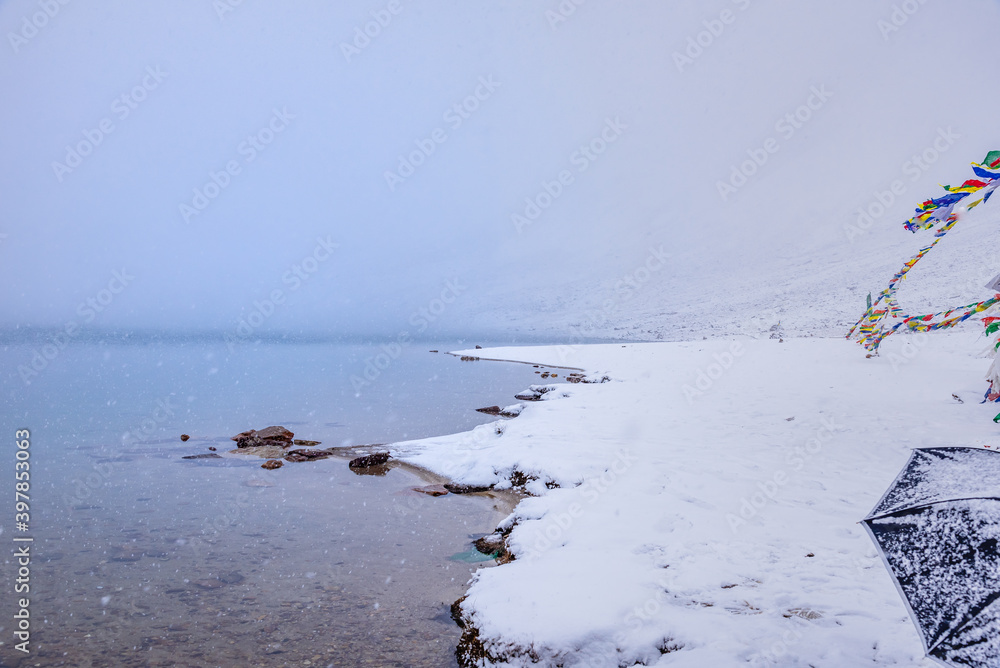 Snowy Chandratal or Lake of the moon is a high altitude lake located at ...