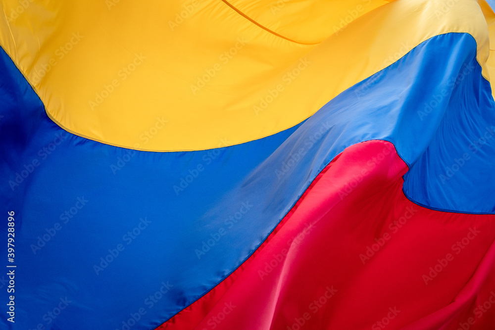 Bandera de Colombia, tricolor, simbolo patrio de la república de ...