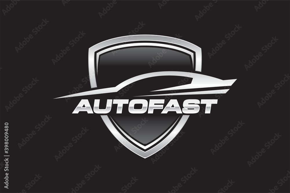 shield car automotive emblem logo Stock Vector | Adobe Stock