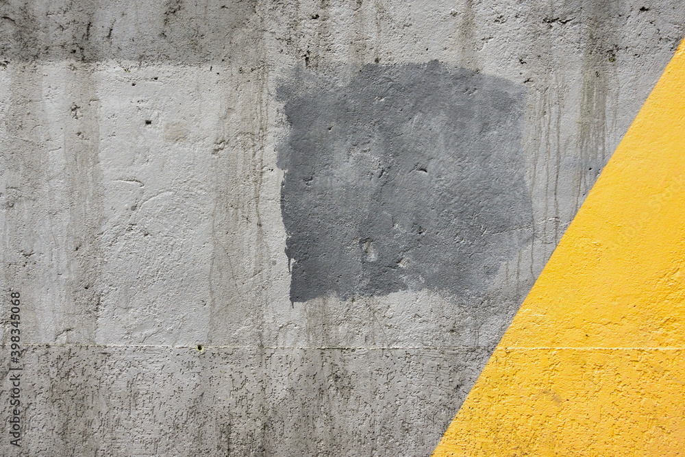 Illuminating Yellow And Ultimate Gray Pantone Color Wall Background ...