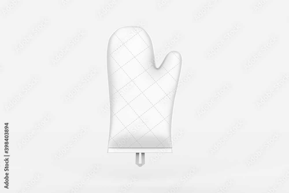 Oven mitts. Kitchen oven gloves mitts. Blank 3d template, mockup for ...
