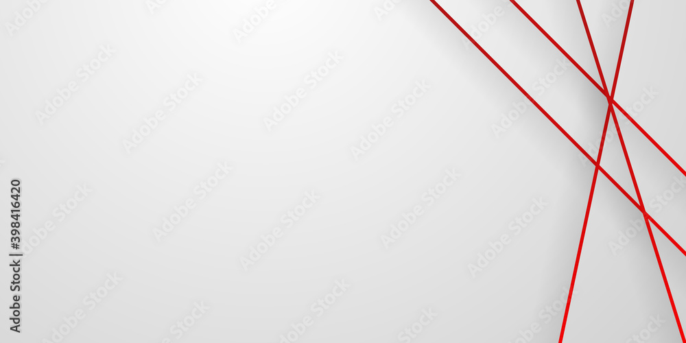 White background with red lines Stock Vector | Adobe Stock
