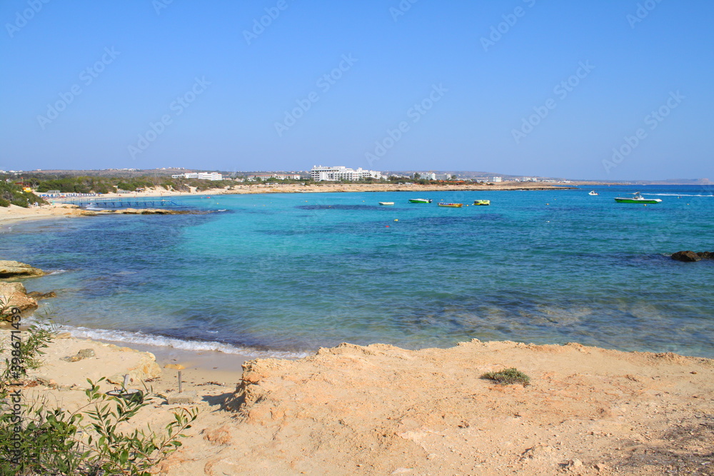 Mikri Landa Beach - Cyprus Ayia Napa. Stock Photo | Adobe Stock