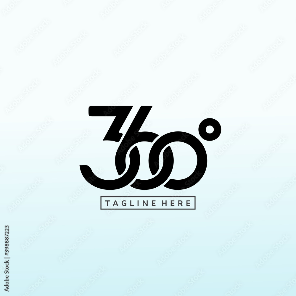 360 degree Case Management logo, 360 vector logo design template idea ...