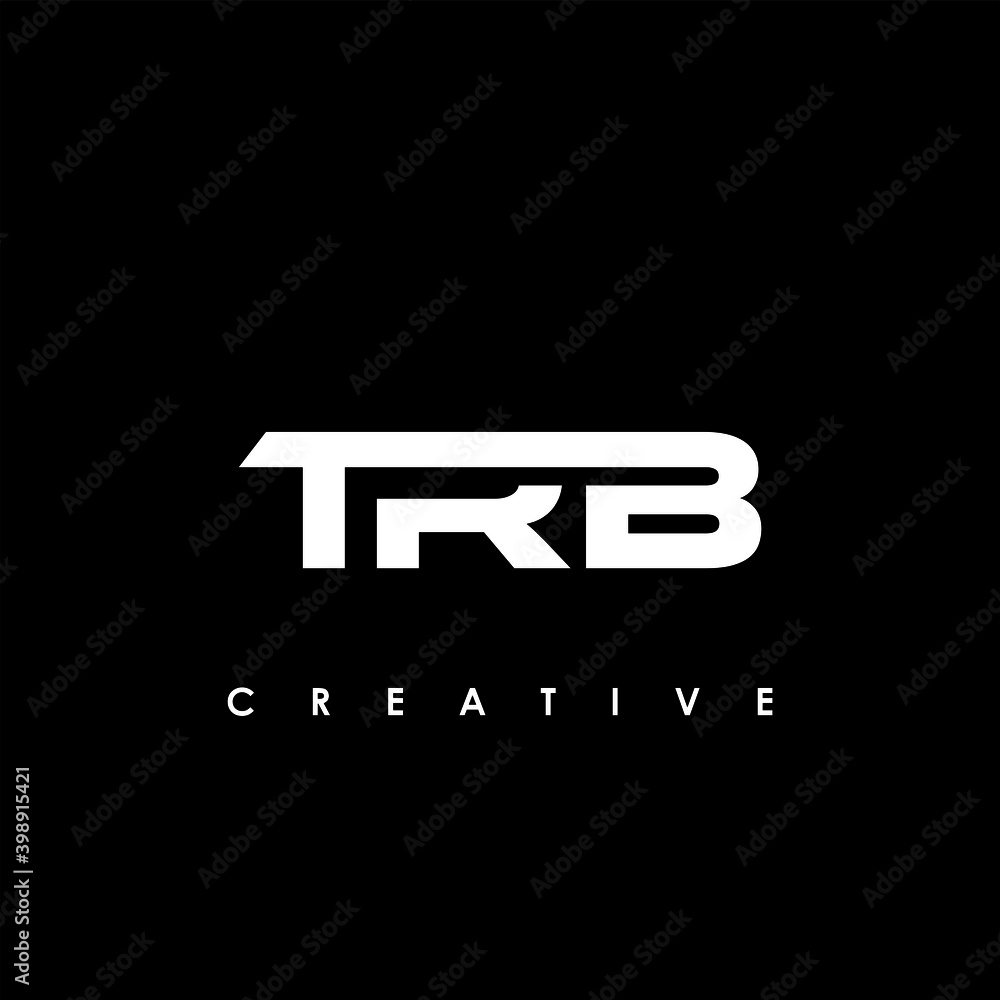 TRB Letter Initial Logo Design Template Vector Illustration Stock ...