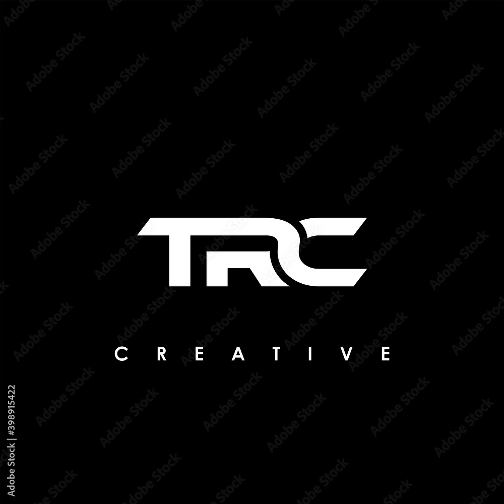 TRC Letter Initial Logo Design Template Vector Illustration Stock ...