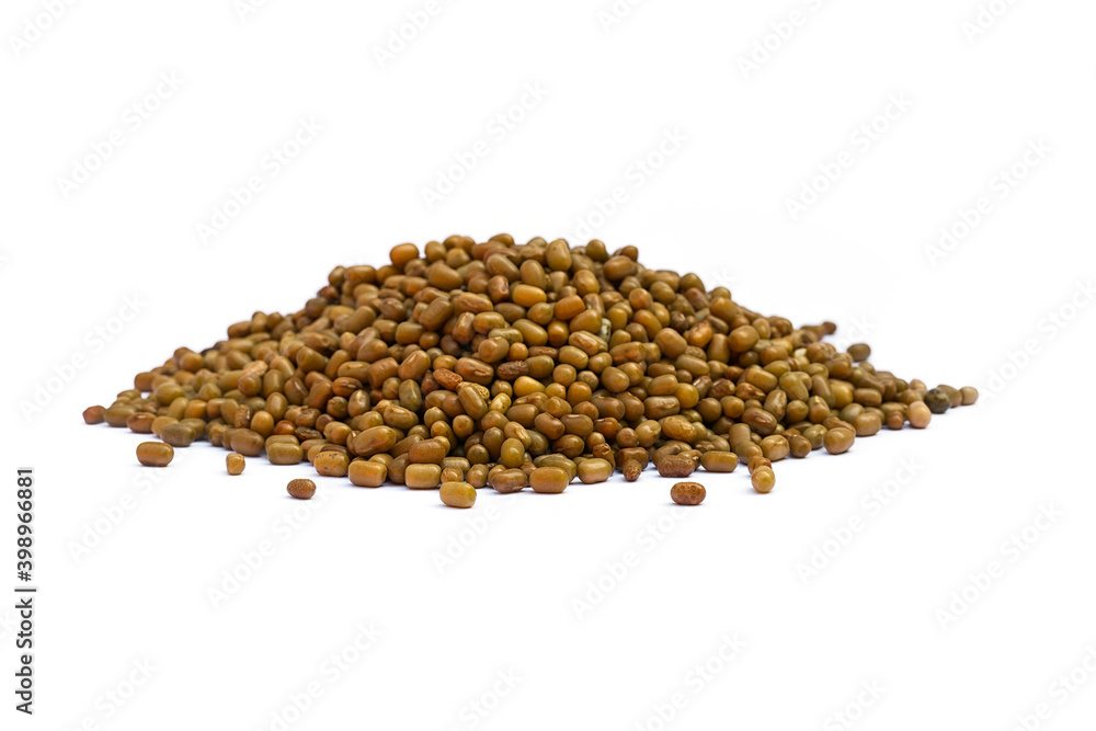 Moth beans or matki beans (Vigna aconitifolia), is a indian food. heap ...