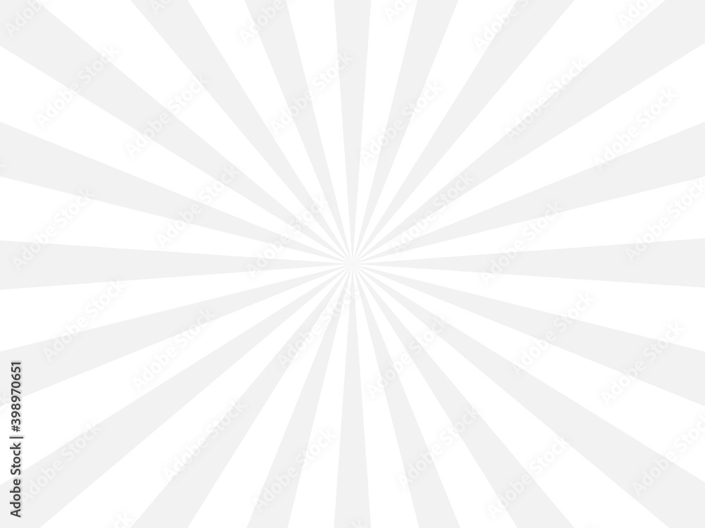 Sunlight rays gray and white color burst background. Sun beam ray ...