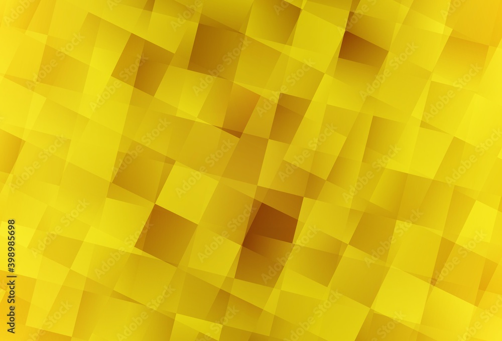 Dark Yellow vector texture in rectangular style. Stock Vector | Adobe Stock