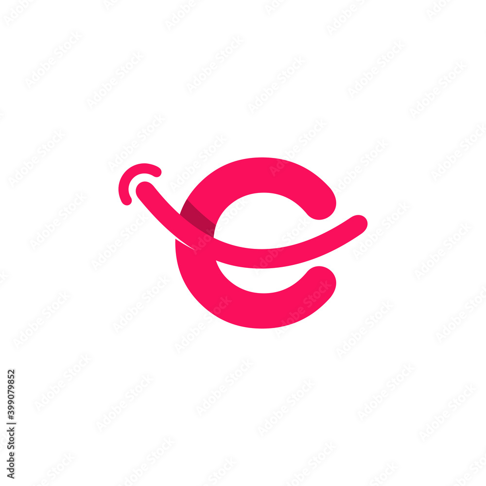 Letter C smile vector logo design Stock Vector | Adobe Stock