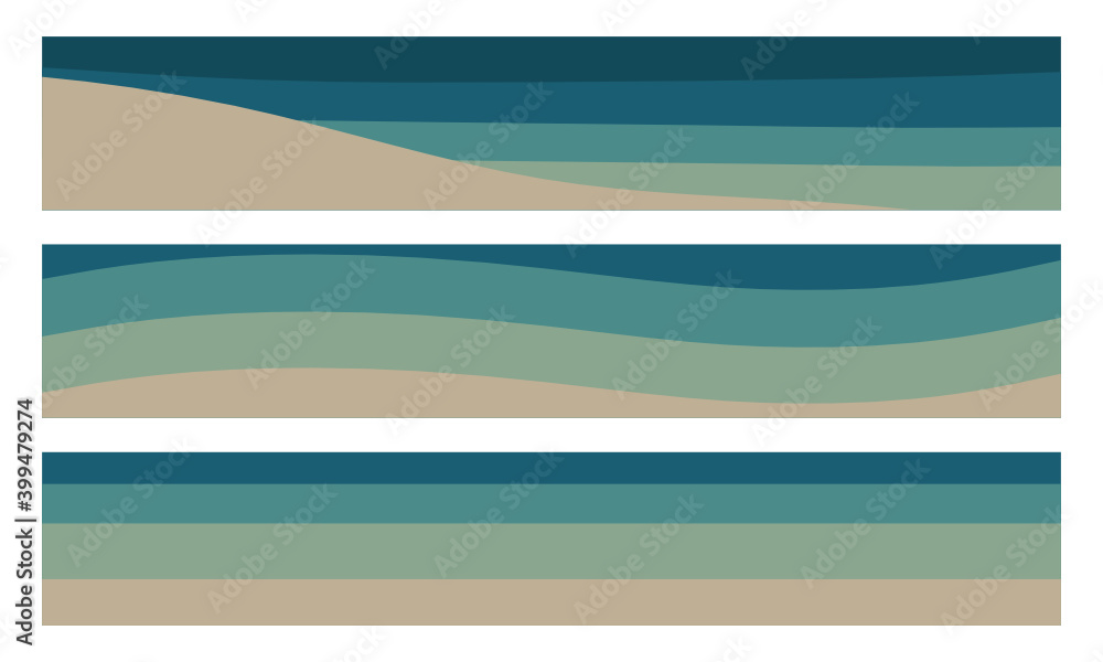 Soil and rock layers set. Geological subsurface cross section Stock ...