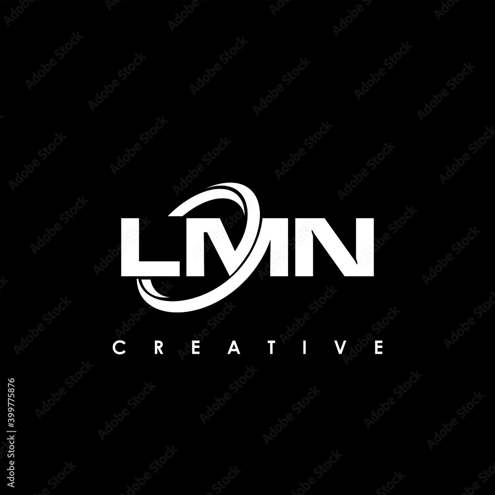 LMN Letter Initial Logo Design Template Vector Illustration Stock ...