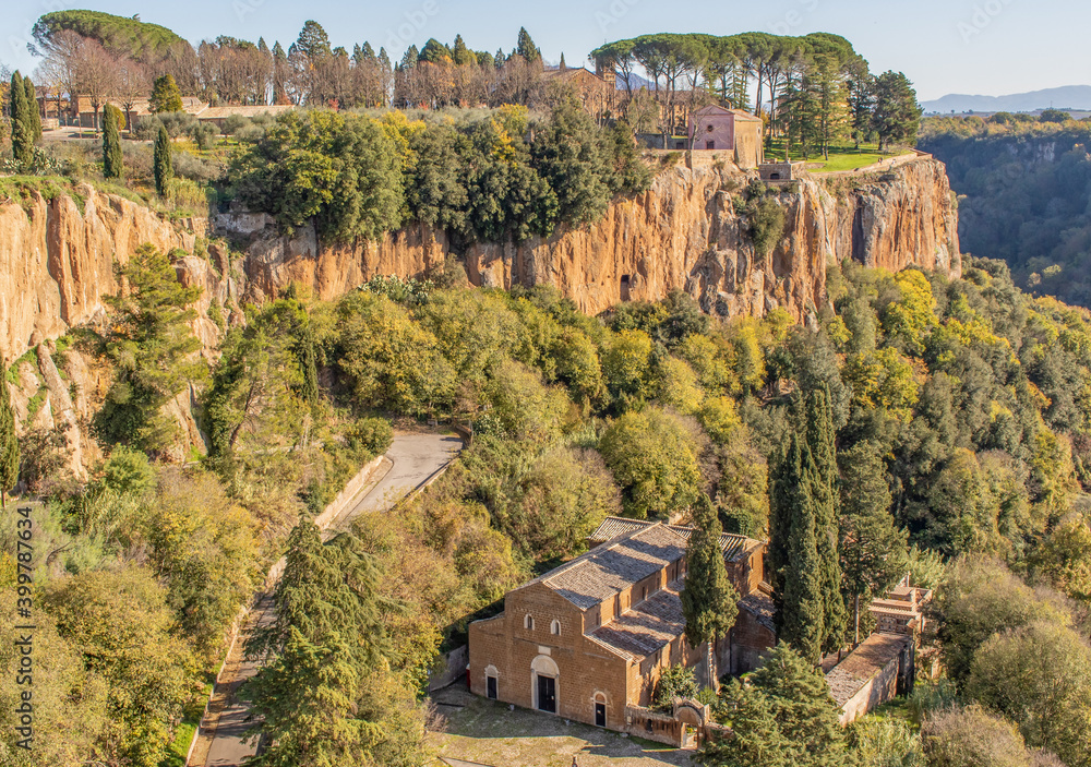 Castel Sant'Elia - located on a scary cliff and famous for its ...