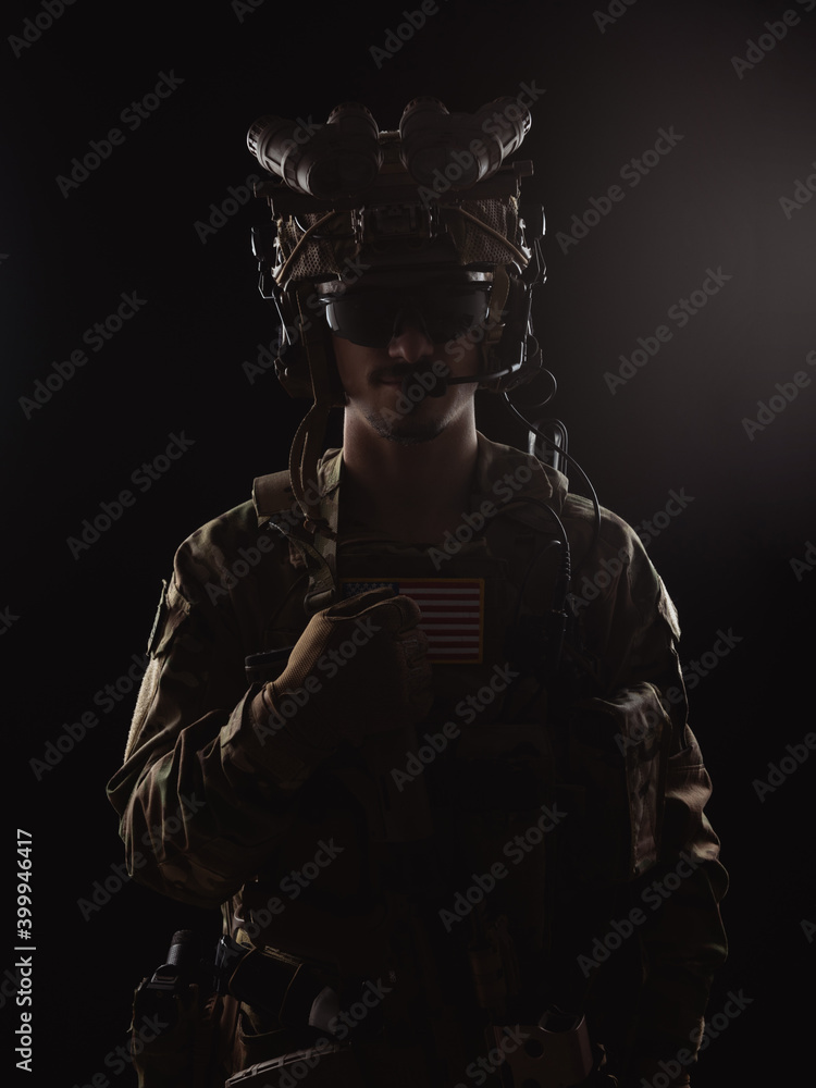Delta Force soldier, US army special forces. Combat application group ...