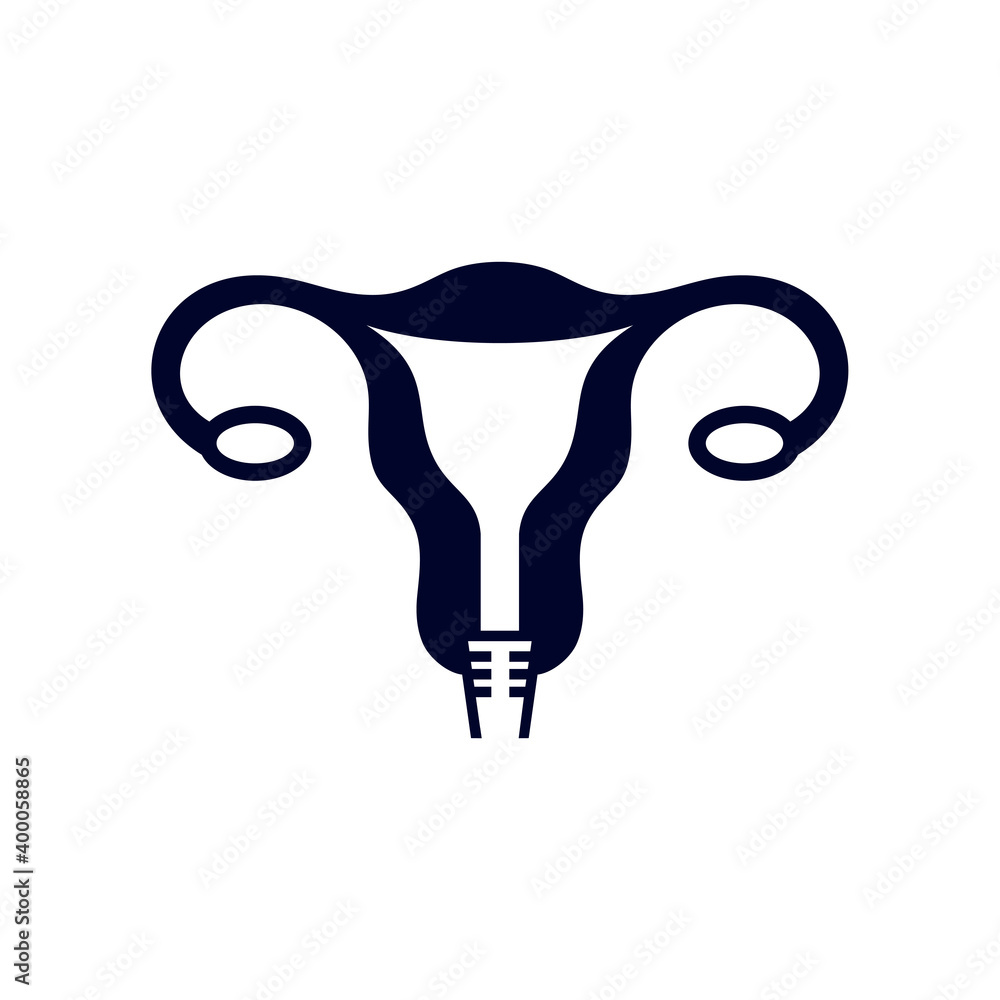 female reproductive organs logo design vector template, Organs logo ...
