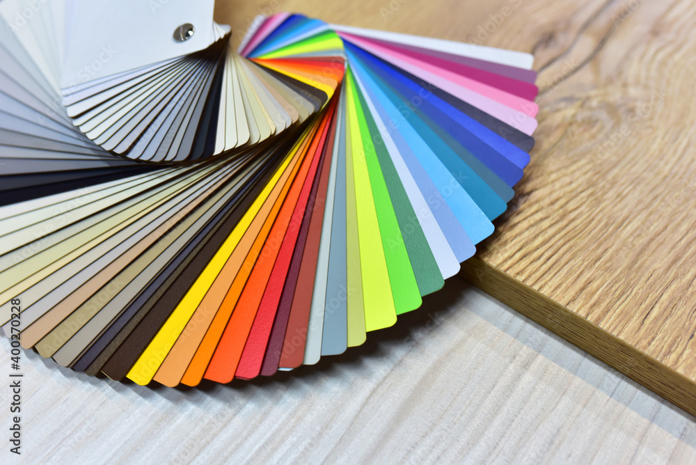 Foto de Stock Color palette swatches. Palette of different colors and ...